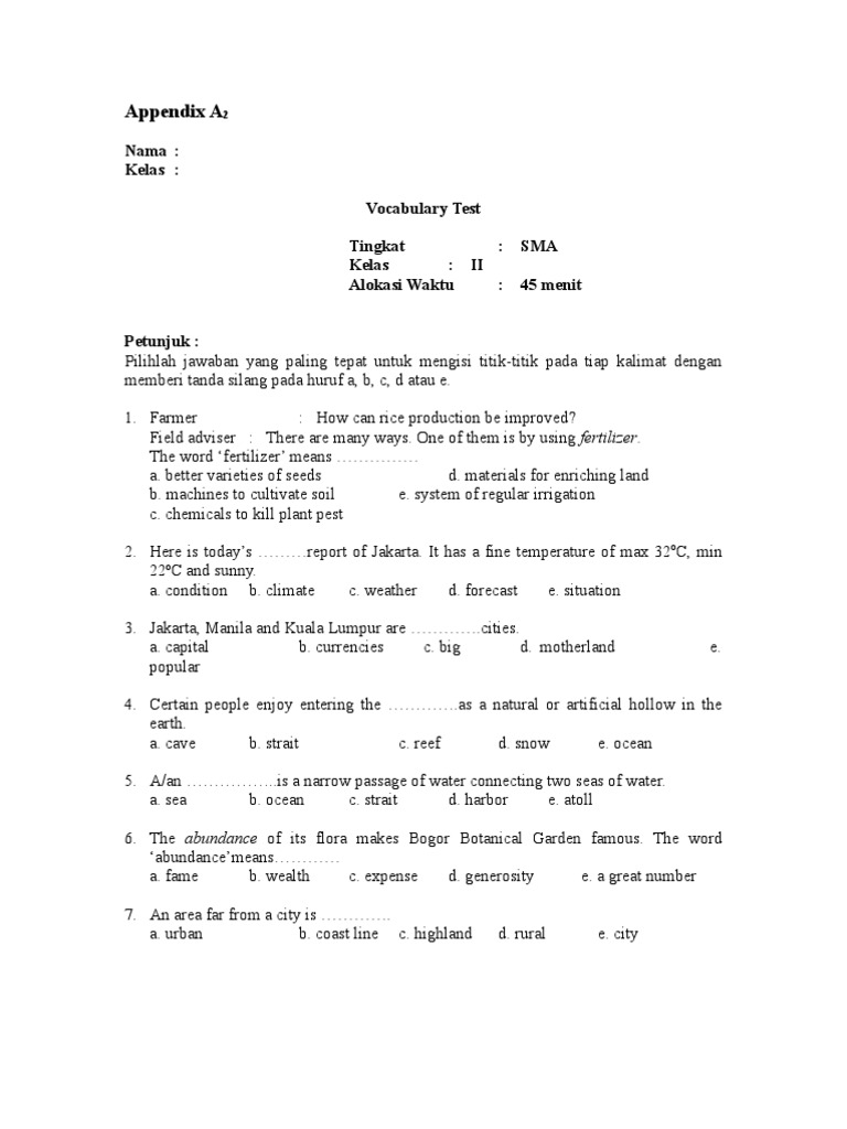 Test Items | Download Free PDF | Association Of Southeast Asian Nations ...