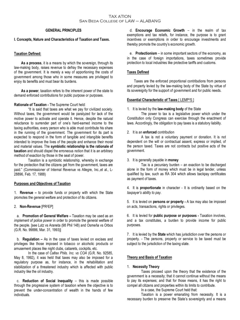 Tax Reviewer 85004636 | PDF