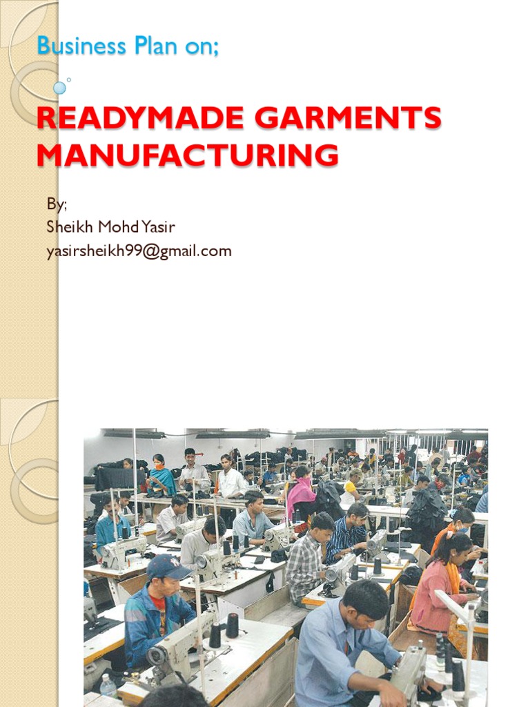Readymade Garment Manufacturing. | PDF | Balance Sheet | Banks