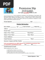 LDS Permission and Medical Release Form | PDF | Over The Counter Drug ...