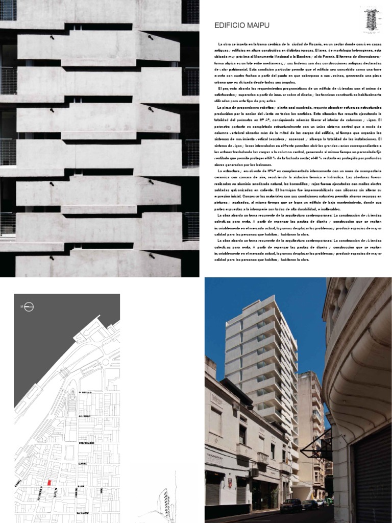 Campodonico - Edificio Maipu | PDF | Aluminio | Diseño arquitectonico