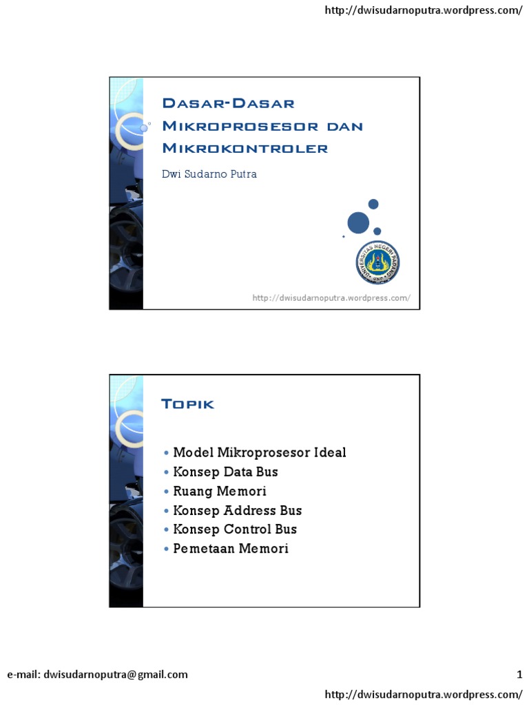 Dasar Mikroprosesor Dan Mikrokontroler | PDF
