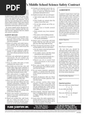 Lab Safety Rules Middle School