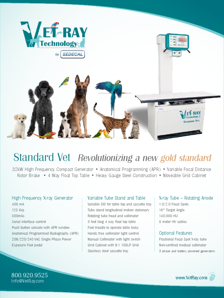 Sedecal Standard X-Ray | PDF | X Ray | Electric Generator