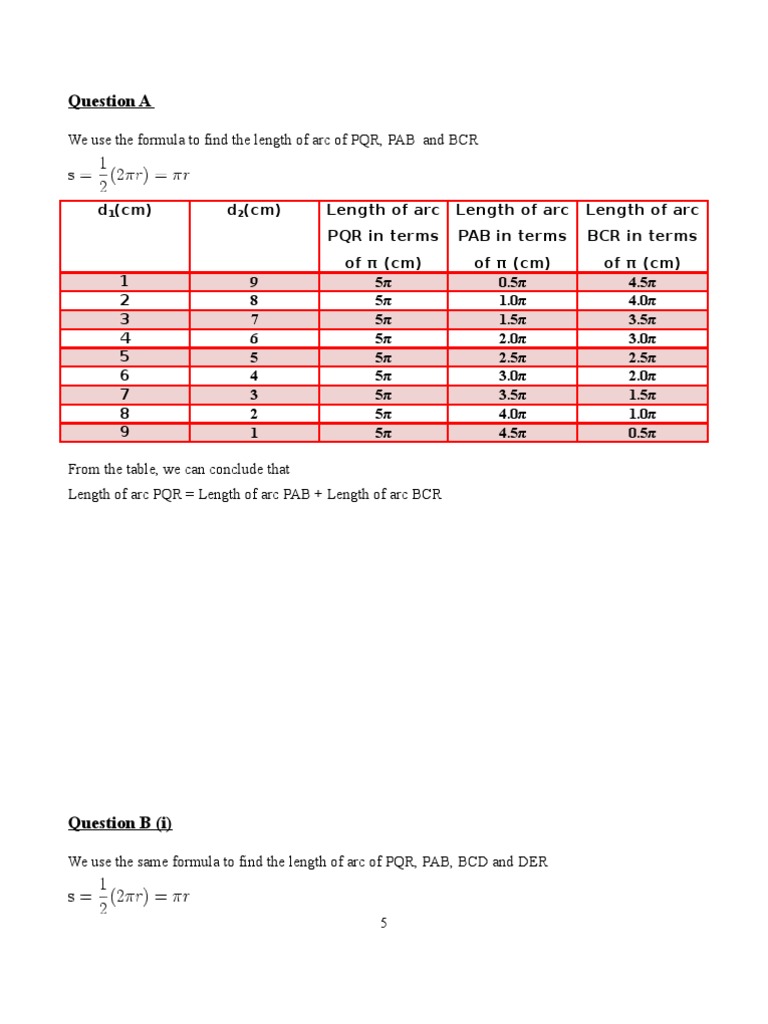 Project Work For Add Math | PDF | Pi | Analysis
