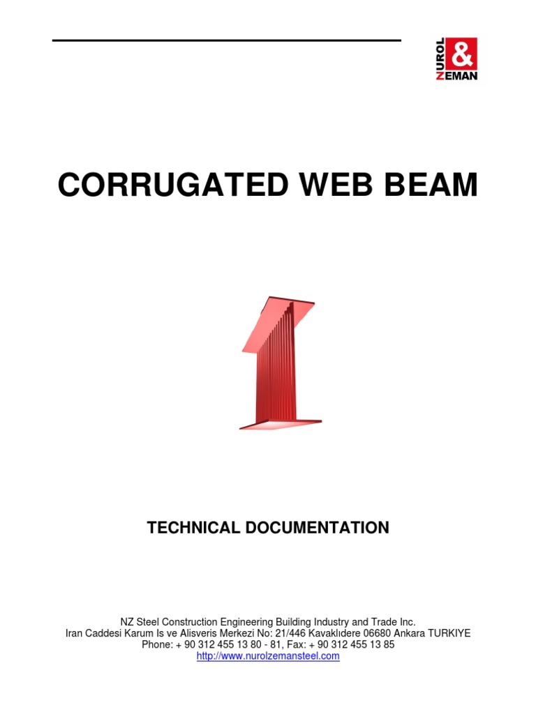 Corrugated Web Beam | PDF | Bending | Beam (Structure)