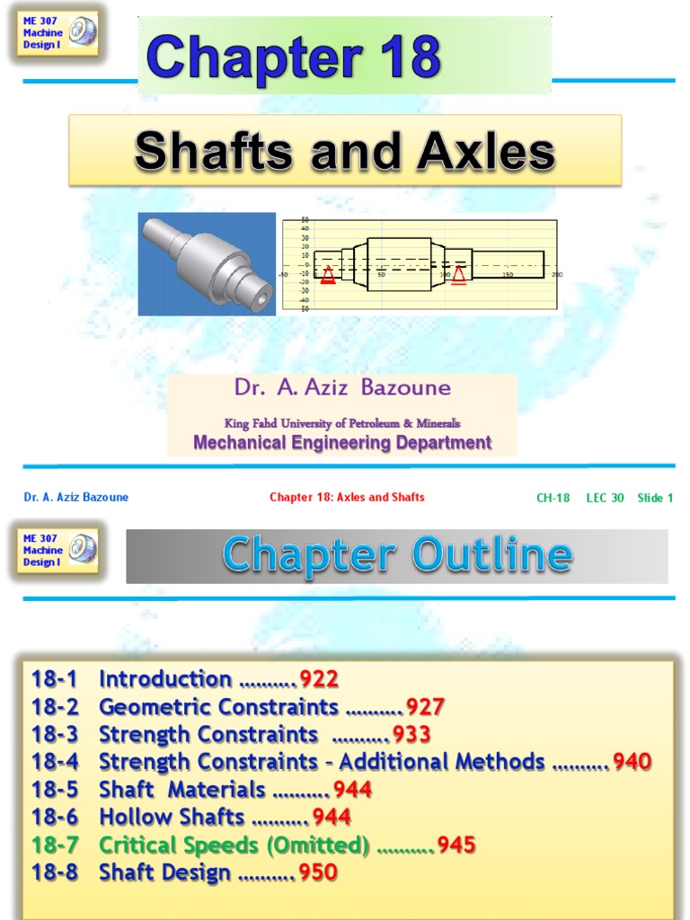 Shafts and Axles | PDF | Strength Of Materials | Axle