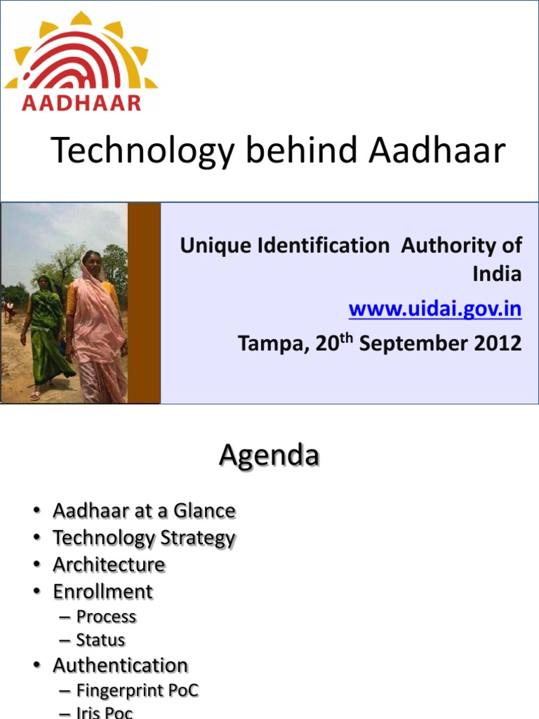 Technology On Aadhaar PDF | PDF | Biometrics | Authentication