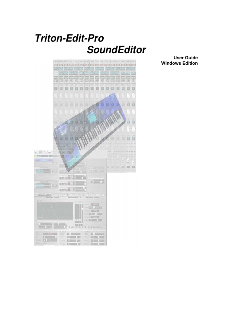 Triton Tutorial v1 | PDF | Equalization (Audio) | Synthesizer