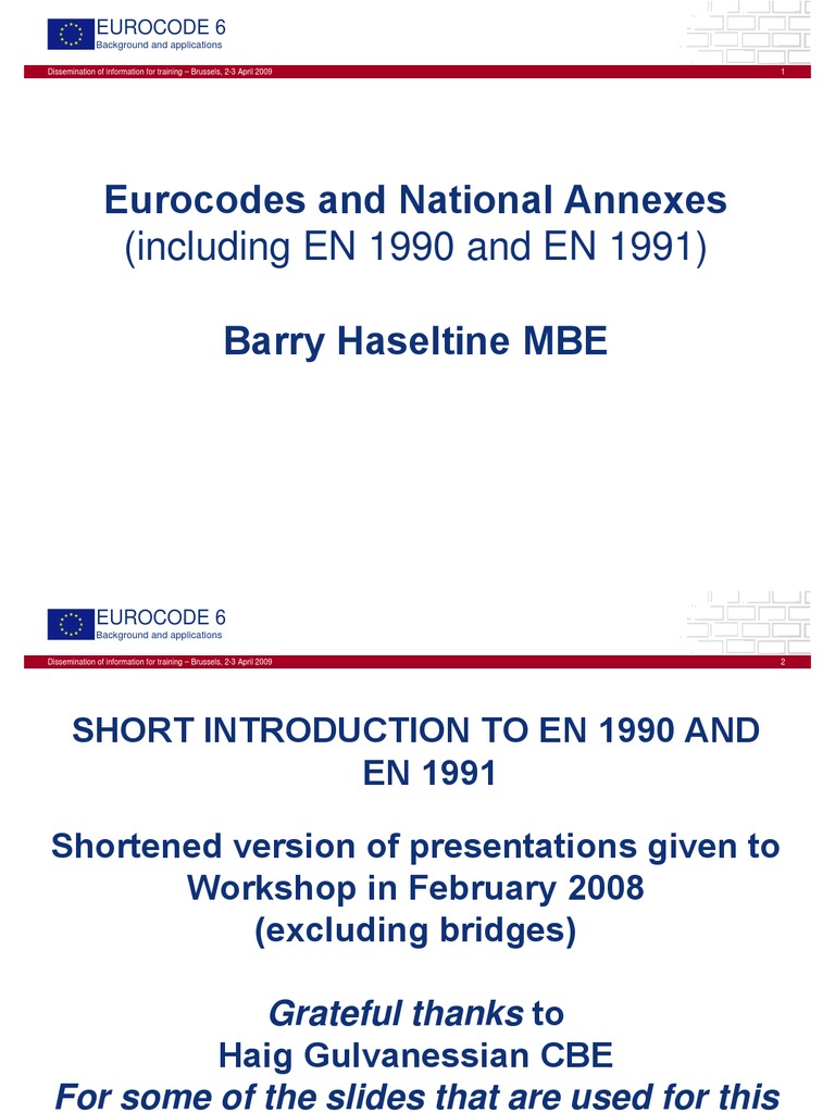 Eurocodes and National Annexes | PDF | Reliability Engineering | Snow