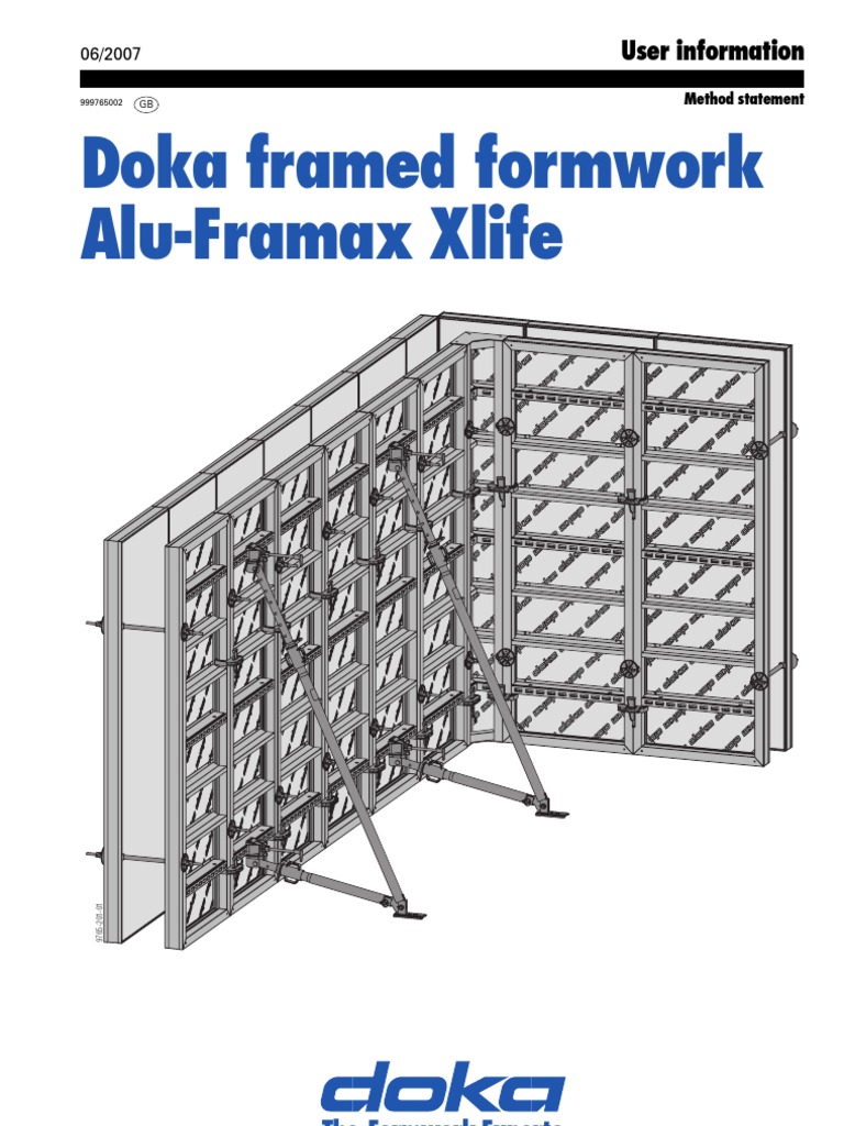 Doka Formwork | PDF | Concrete | Crane (Machine)
