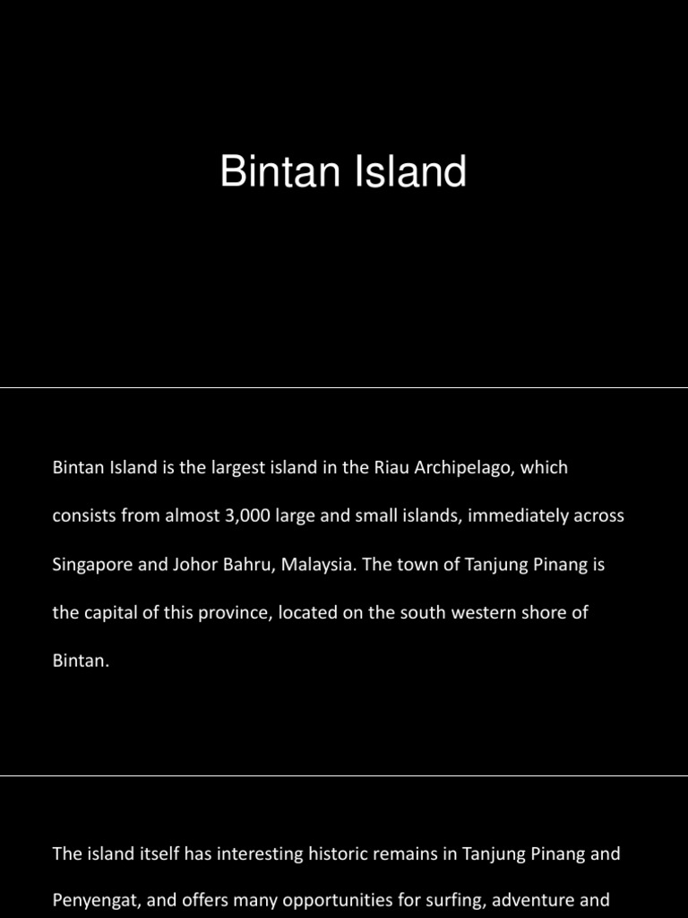 Bintan Island | PDF | Beach | Oceanography