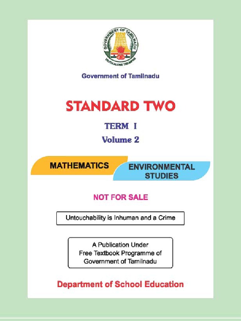 Tamilnadu State Board 2nd Standard Textbook | PDF | Length | Measurement