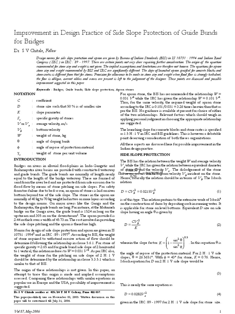 Analysis and Suggested Improvements to Design Standards for Side Slope ...