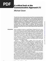 Swain (1995), Three Functions of Output in Second Language Learning | PDF
