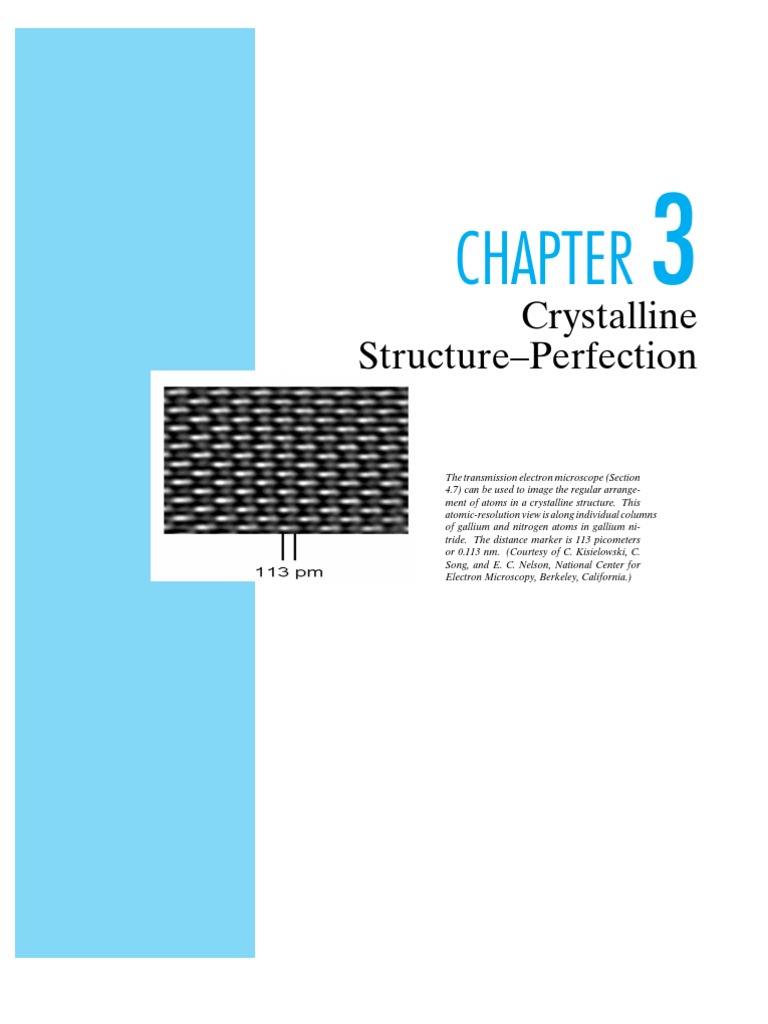 Crystalline Structure - Perfection | PDF | Crystal Structure | X Ray Crystallography