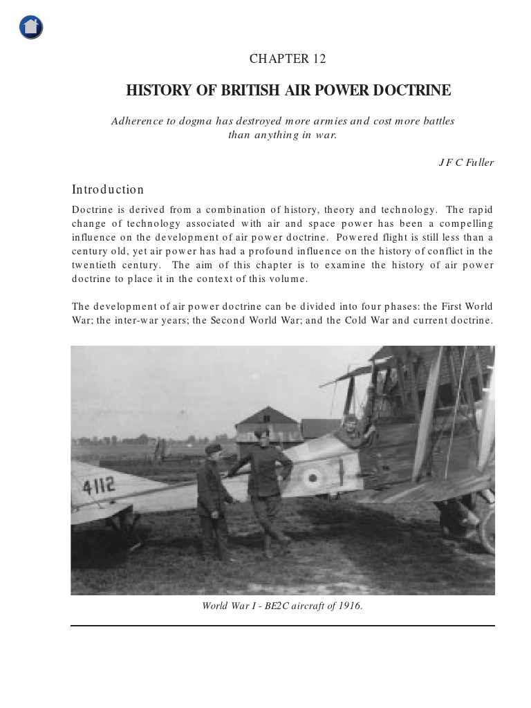 Doctrina RAF Trenchard | PDF | Aerial Warfare | Royal Air Force