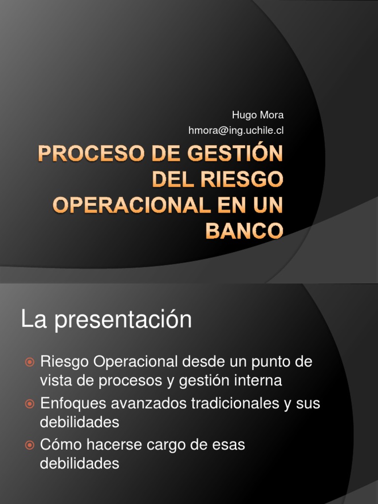 Caso Banco | PDF | Basilea Ii | Riesgo operacional