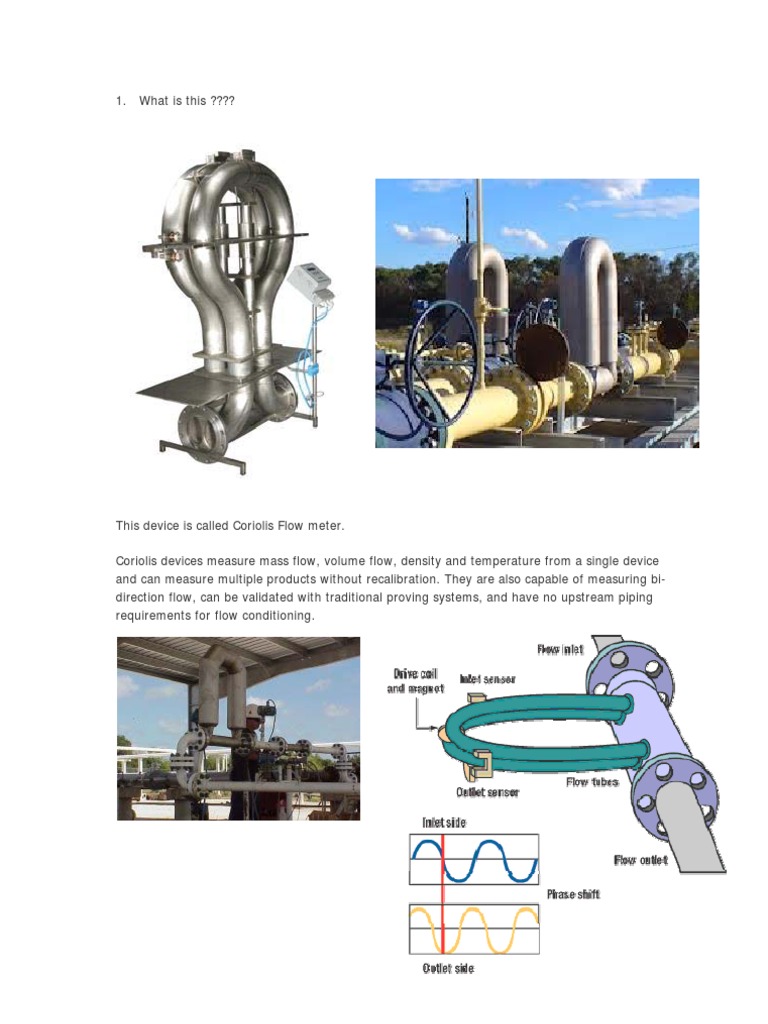 How Coriolis Flow Meters Work | PDF | Flow Measurement | Phases Of Matter