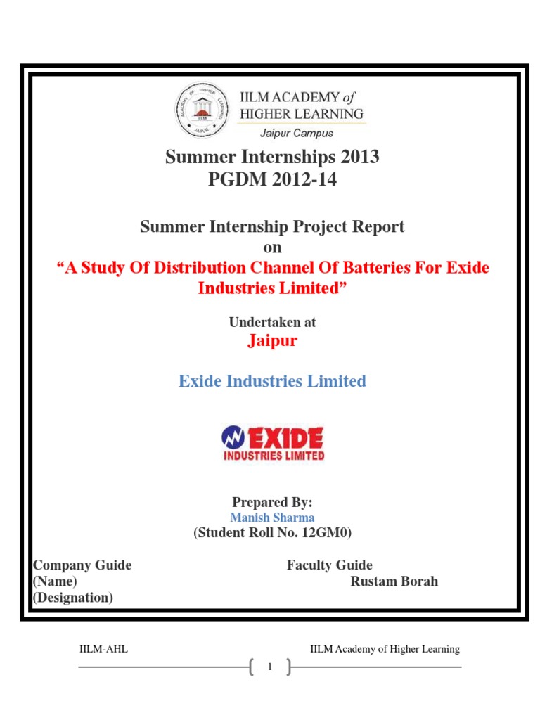 Manish Sharma SIP | PDF | Questionnaire | Survey Methodology