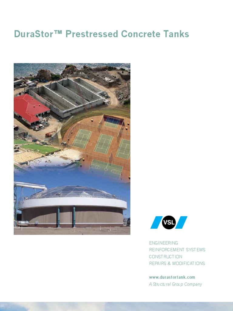 Durastor Tank Brochure PDF | PDF | Prestressed Concrete | Concrete