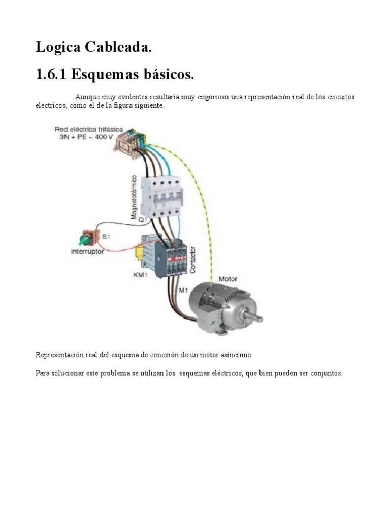 Logica Cableada | PDF | Ingenieria Eléctrica | Electromagnetismo