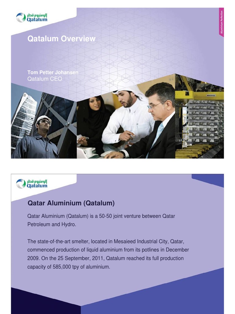 03 TPJ - Qatalum - The Aluminium Company in Qatar | PDF | Foundry ...