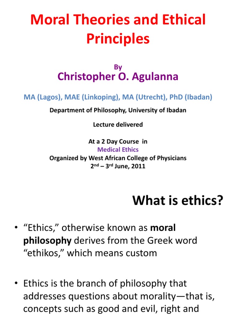 Moral Theories & Ethical Principles | Utilitarianism | Morality