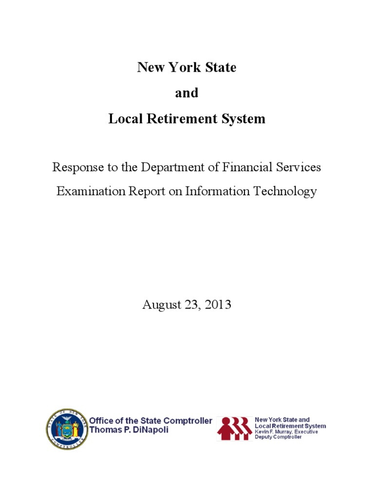 Nyslrs Response To Dfs It Examination | PDF | Computer Security | Security