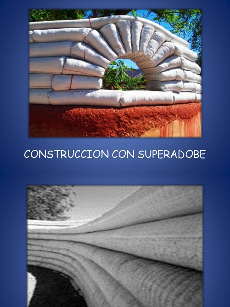 Construcción Ecológica con Superadobe | PDF | Science | Tecnología ...
