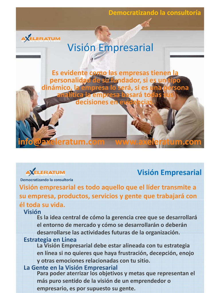 Visión Empresarial | Iniciativa empresarial | Business | Prueba ...