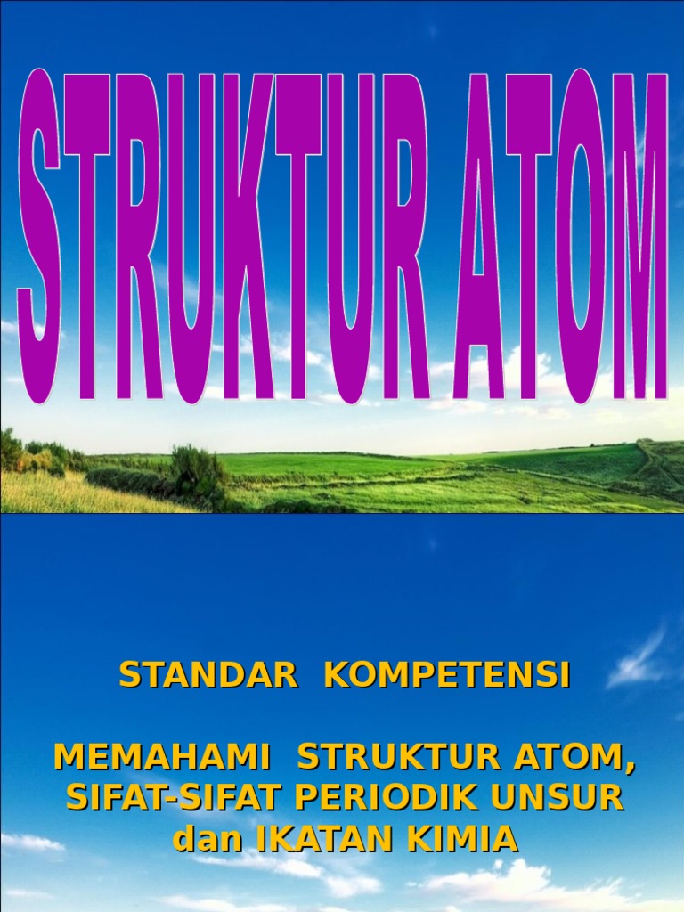 Struktur Atom 2 | PDF | Metode & Bahan Ajar | Sains & Matematika