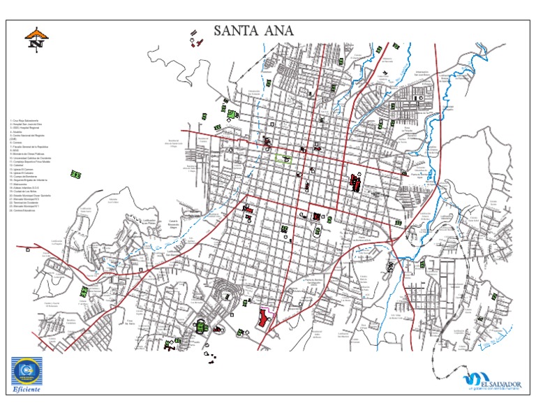 Mapa Santa Ana | PDF