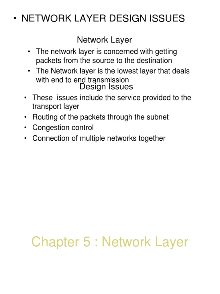 Chapter5 Network Layer | PDF | Computer Network | Routing