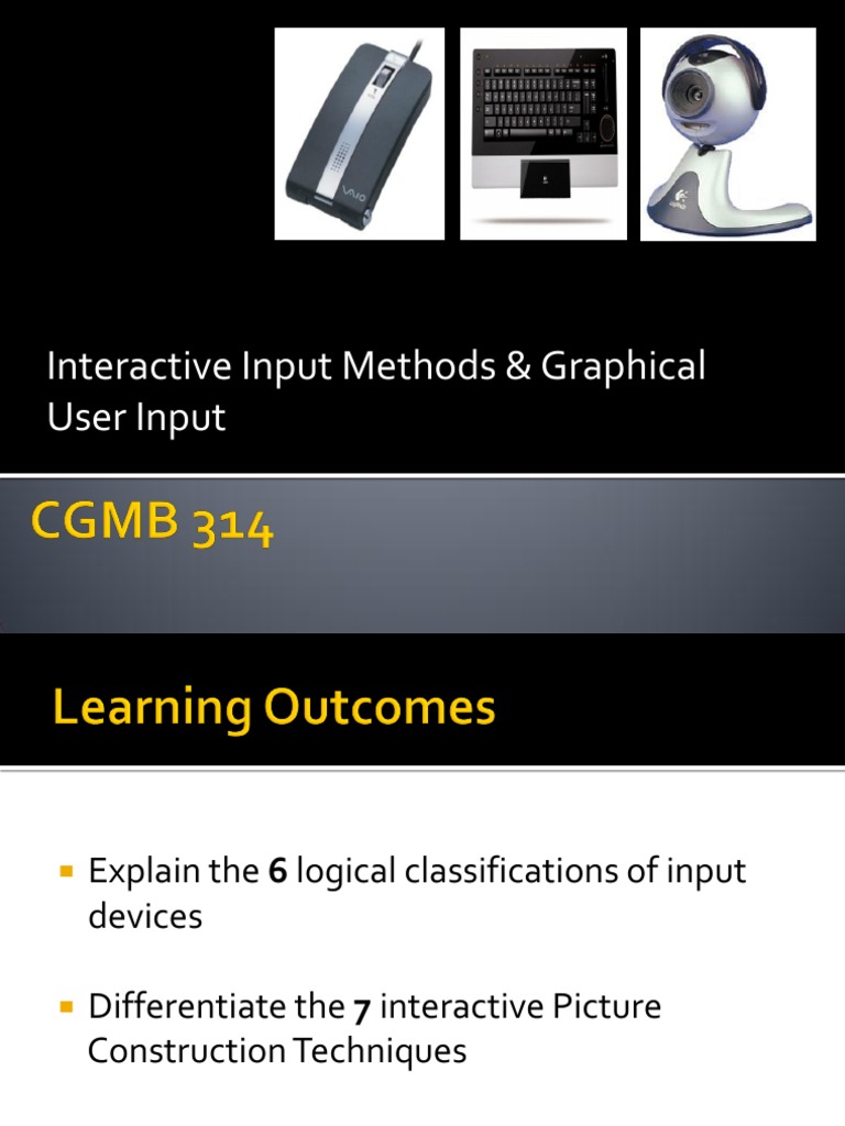 Chapter 7 - Interactive Input Methods and GUI | PDF | Graphical User Interfaces | Computer Keyboard