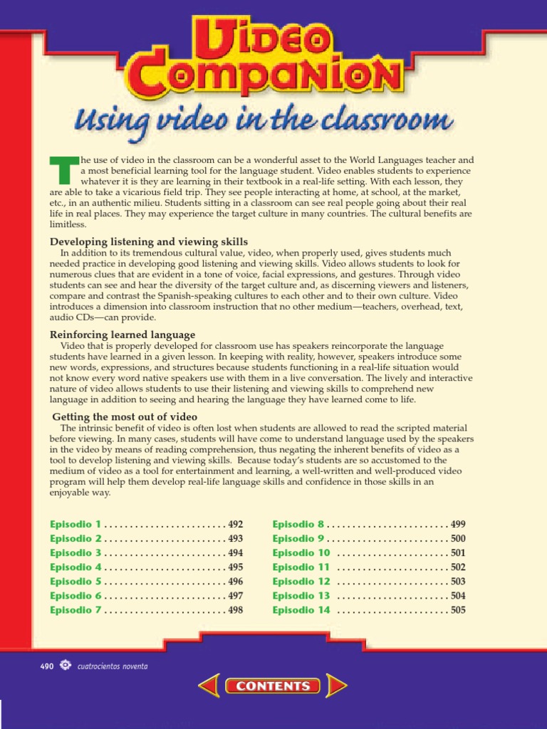 Developing Listening and Viewing Skills Developing Listening and ...