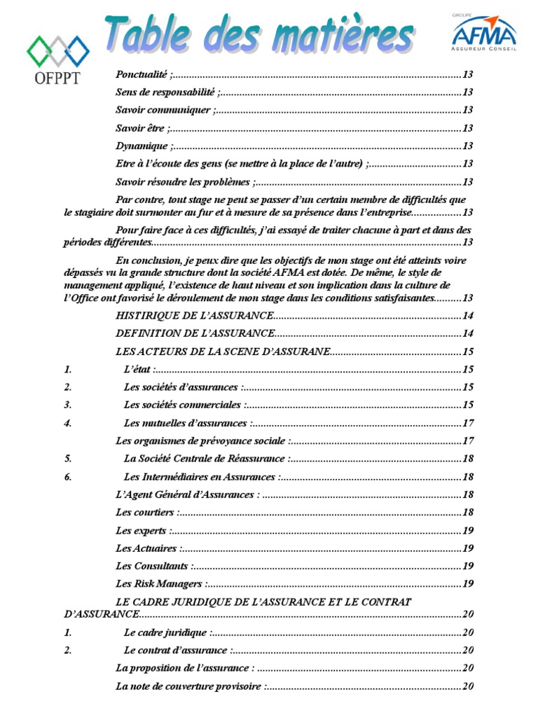 Groupe AFMA Assurance | PDF | Courtier | Assurance