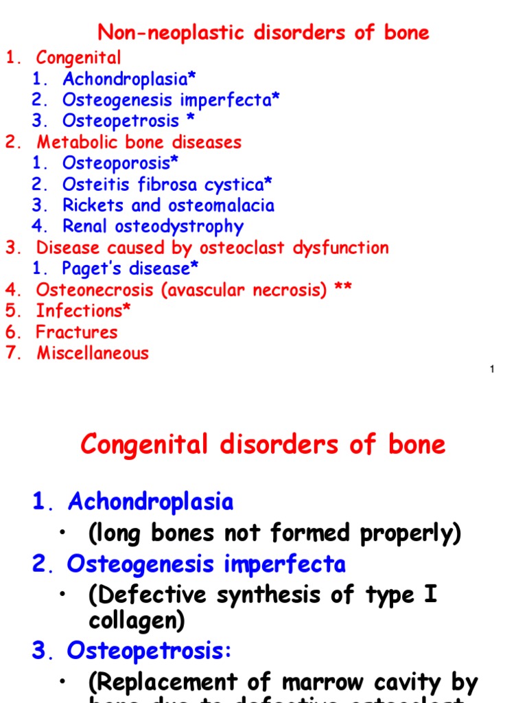 03 Bone Non-Neoplastic Part-1 | PDF | Osteoporosis | Bone