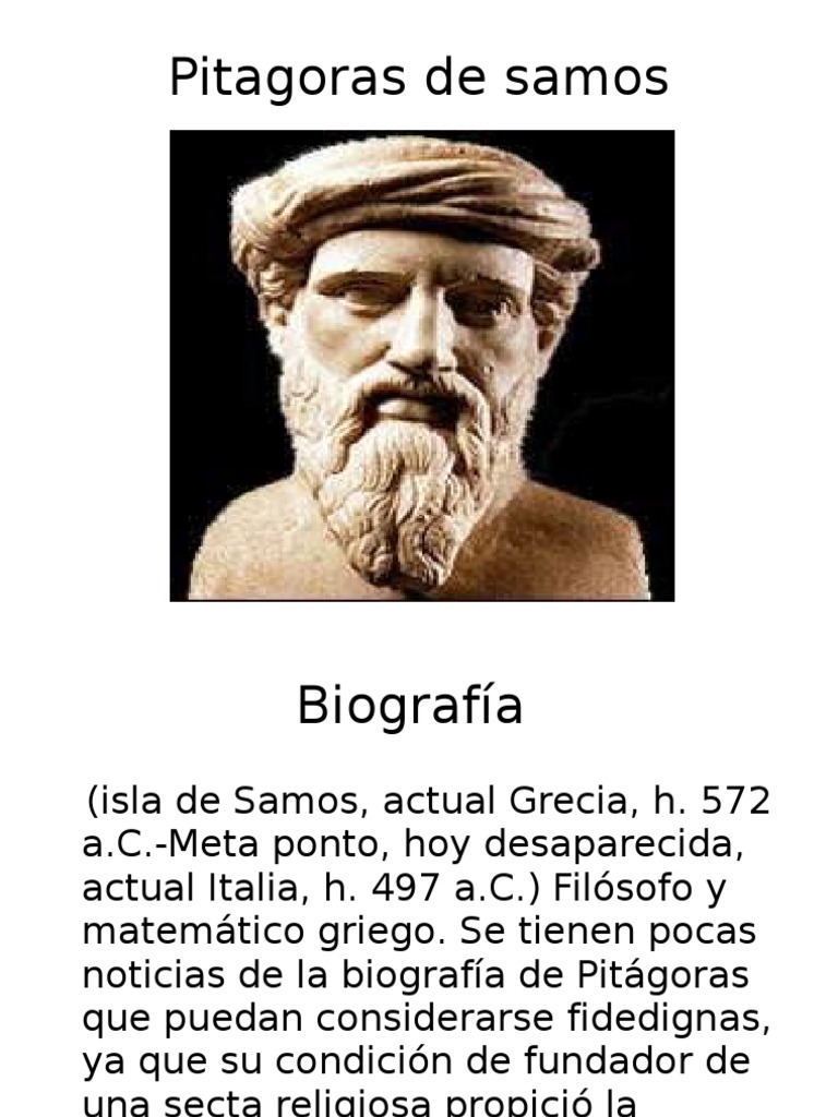 Pitagoras de Samos | PDF | Pitágoras | Science