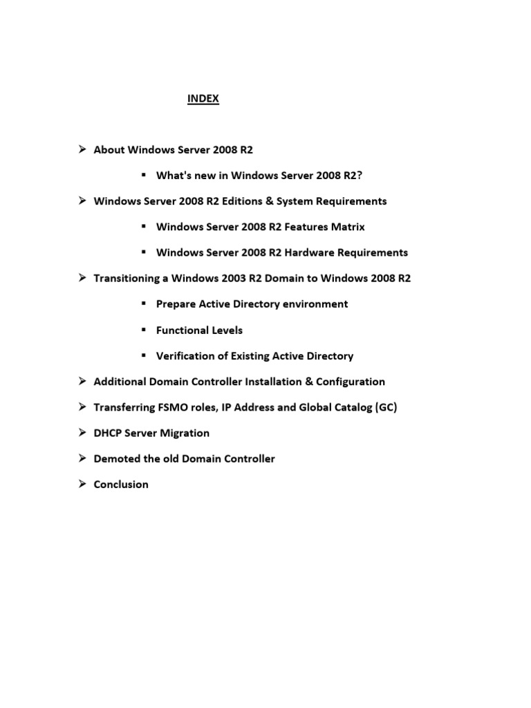 Active Directory Migration To 2008 R2 | PDF | Active Directory ...