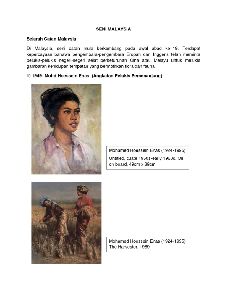 Seni Catan Malaysia | PDF