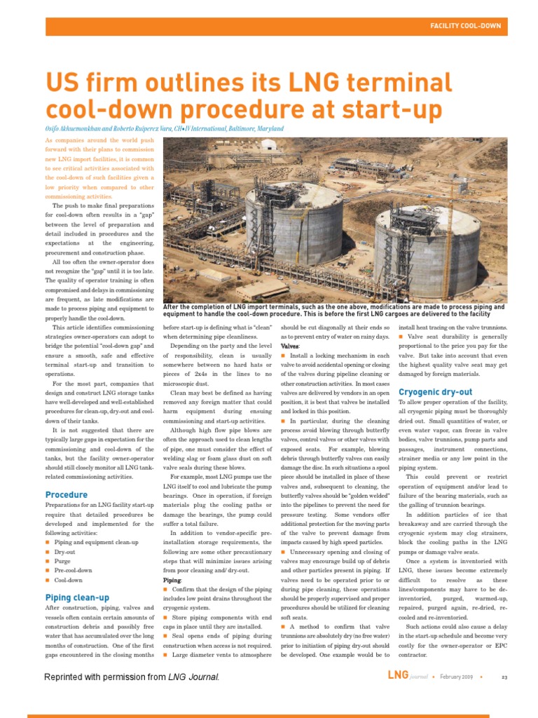 Operation LNG Tank | PDF | Liquefied Natural Gas | Cryogenics