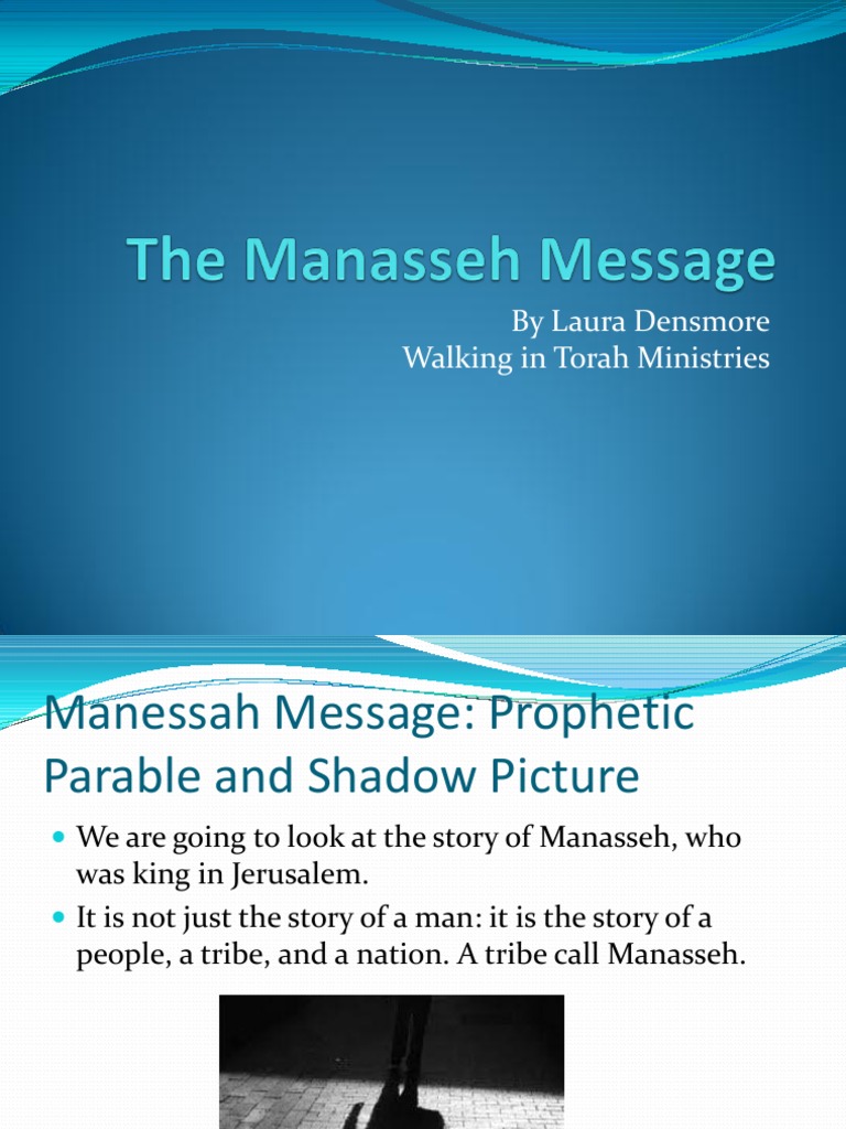 The Message of Manasseh | PDF | Yahweh | Ancient Israel And Judah