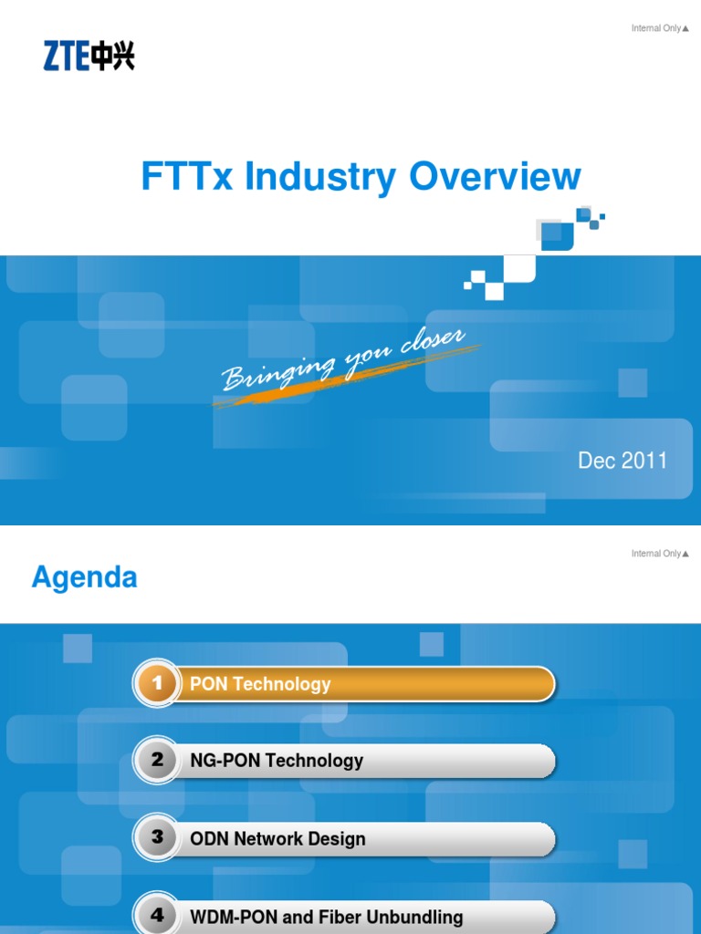 An Overview of Fiber to the X (FTTx) Technologies, Next Generation PON ...