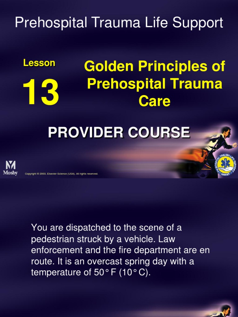 Prehospital Trauma Life Support | PDF | Major Trauma | Emergency ...