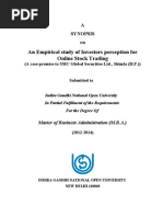 IGNOU BCA Project Synopsis Front Page | PDF