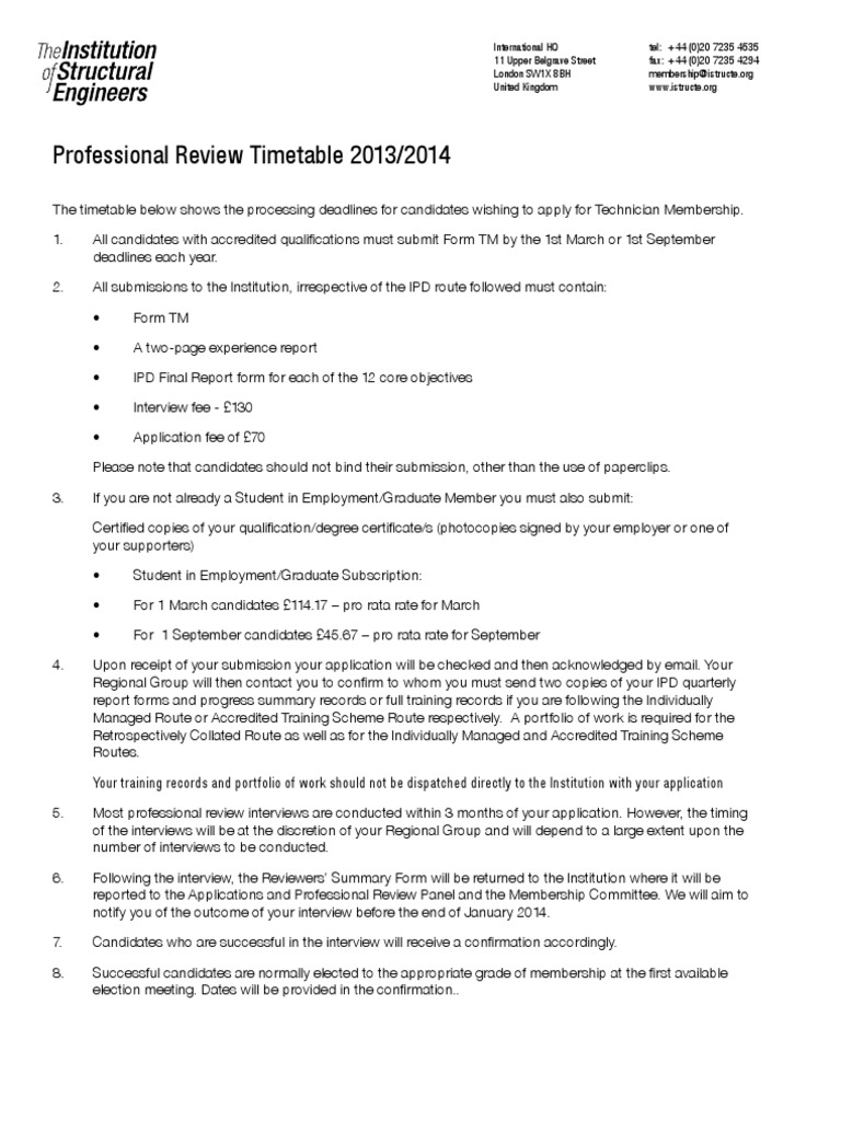 IStructE Technician Application Form | PDF | Debit Card | Academic Degree