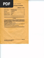 Cambridge Mathematics Interview Questions | PDF | Teaching Mathematics