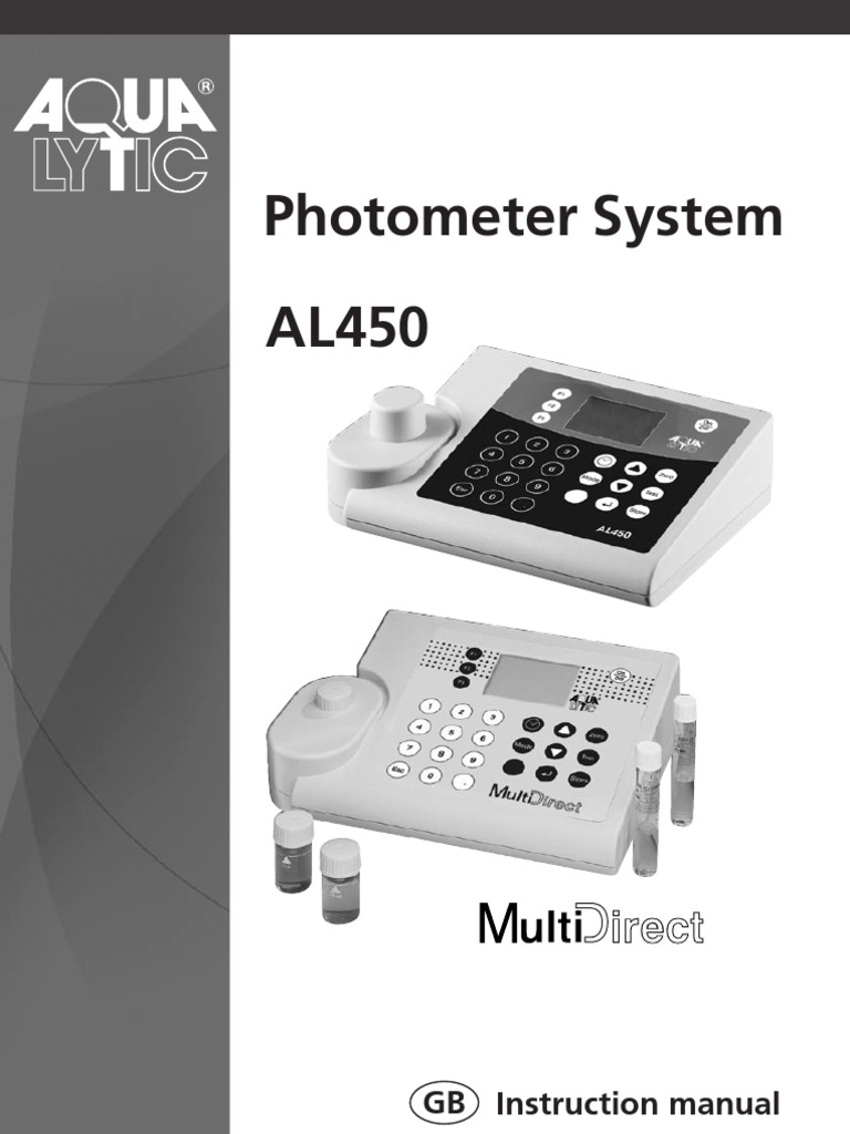 AL450 | PDF | Alkalinity | Chlorine