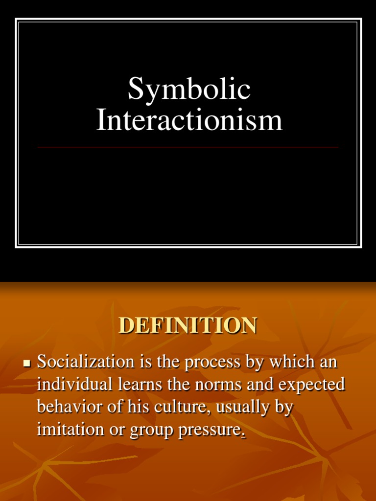 Symbolic Interactionism | PDF | Pragmatism | Psychological Concepts